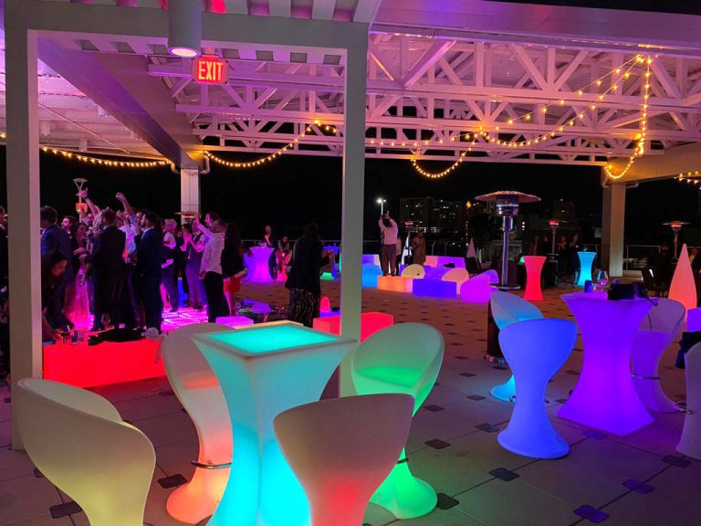 LED Glow Seating Rental – Light Up Seating Rental Florida